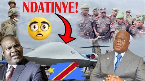 Operation Drone Tshisekedi Agaragarijwe Umujinya Urenze Imbere Ya