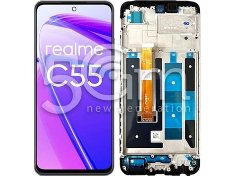 Display Touch Frame Nero Realme C55 IPS