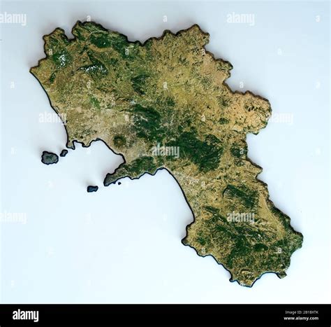 Campania region map Banque de photographies et dimages à haute
