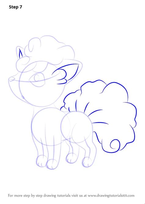 Learn How to Draw Alola Vulpix from Pokemon Sun and Moon Pokémon Sun