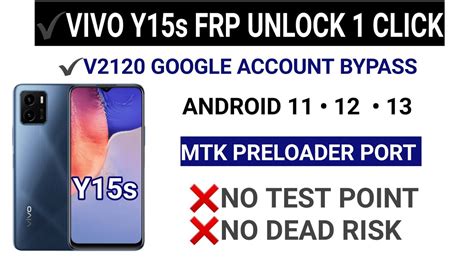 Vivo Y S V Frp Unlock New Security All Vivo Mtk
