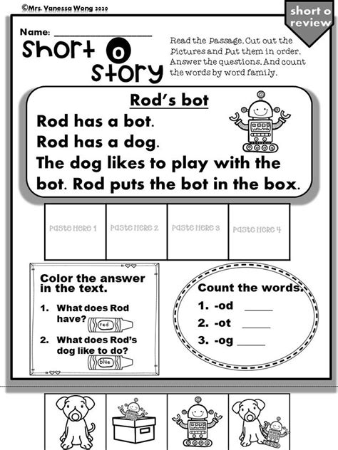 Short Vowels Worksheets