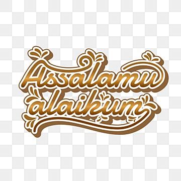 Lettering Typography Design Vector Design Images Assalamu Alaikum