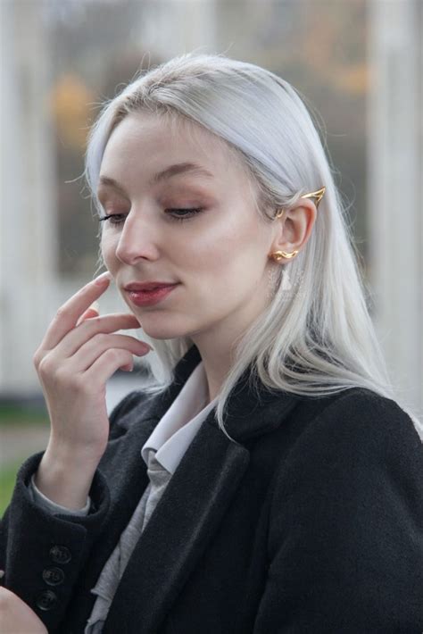 Elf Ear Cuff Silver Gold Plated K Tannybunny Jewelry