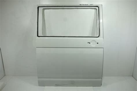 DRZWI PRZESUWNE PRAWE VW T6 7H0 MULTIVAN BIAŁE 13187664189