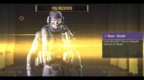 How To Get Ghost Stealth Skin For FREE In CODM YouTube