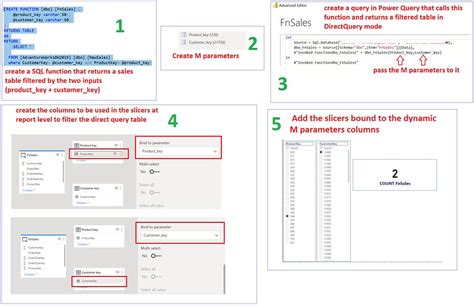 create dynamic query parameters in power bi desktop p