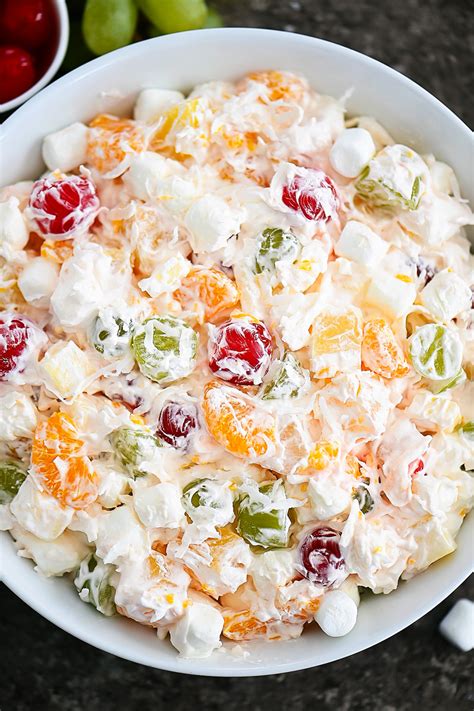 Fruit Salad With Marshmallows And Cool Whip