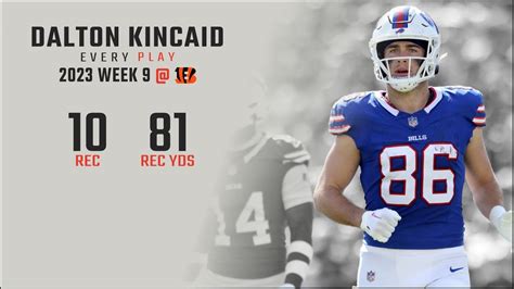 Dalton Kincaid Every Target And Catch Cincinnati Bengals Week