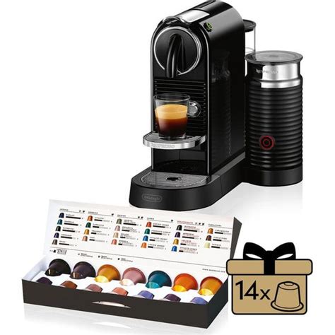 NESPRESSO ekspres kapsułkowy DeLonghi Citiz milk EN 267 BAE Czarne