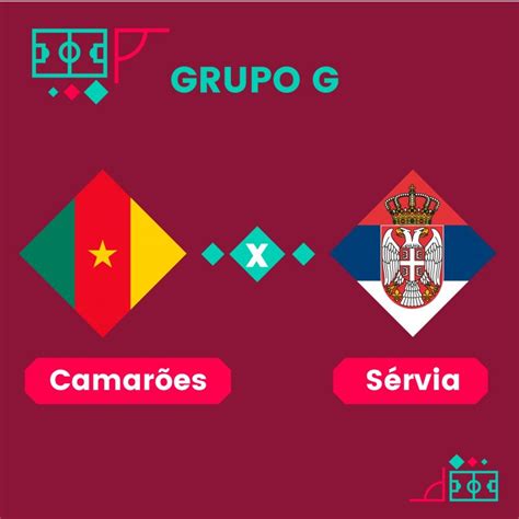 Camarões x Sérvia escalações palpite e como assistir online ao vivo