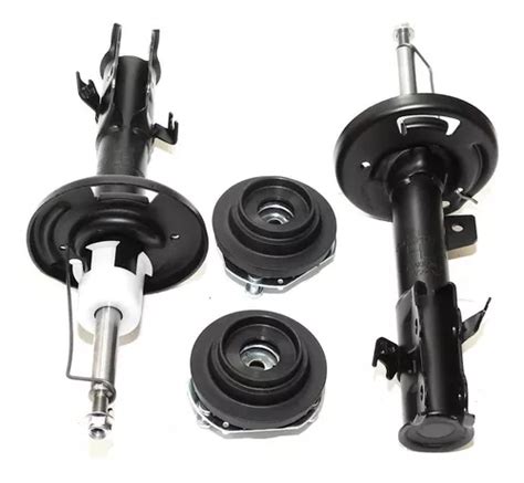 Kit Amortiguadores Delanteros Gas Y Bases Figo Env O Gratis