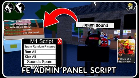 Fe Admin Panel Script Roblox Scripts Mobile Pc Fe Admin Script