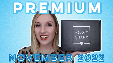 Boxycharm Premium Unboxing Try On November 2022 YouTube