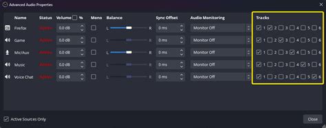 Multiple Audio Track Recording Guide OBS