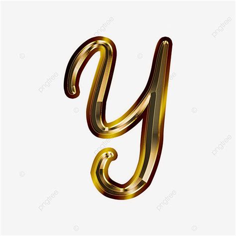 Letras Doradas Brillantes Y Separadas En Un Fondo Transparente PNG