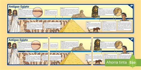L Nea Del Tiempo El Antiguo Egipto Teacher Made Twinkl