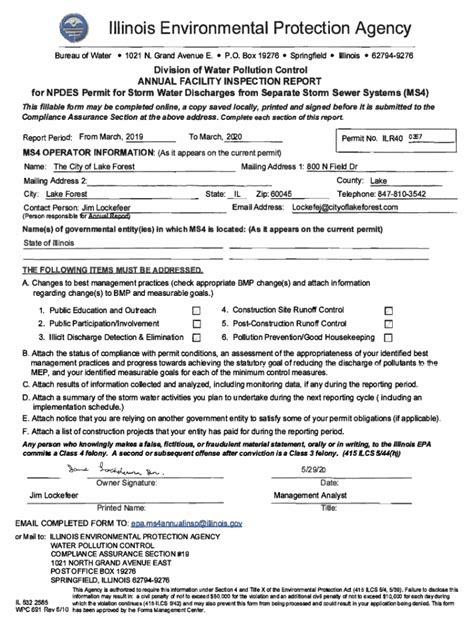 Fillable Online Storm Water Permit Forms Fax Email Print PdfFiller