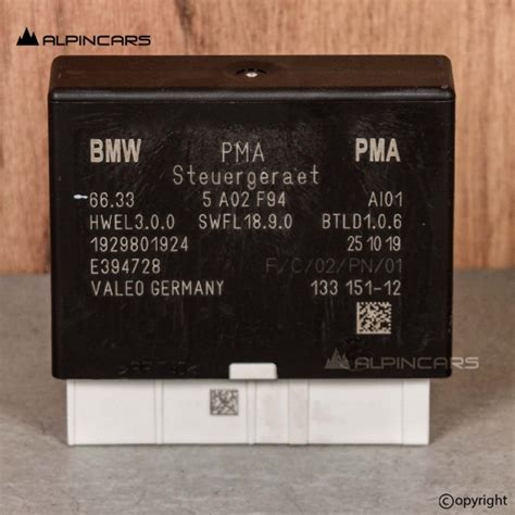 OEM BMW F45 F15 X5 I3 I01 Parking Assistant Control Unit PMA 5A02F94