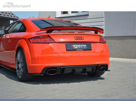 DIFUSOR TRASERO AUDI TT RS 8S 2016 LOOK CARBONO Motorsport