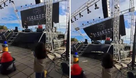 Mago Se Salva De Morir Aplastado Por Una Pantalla Gigante Durante Show