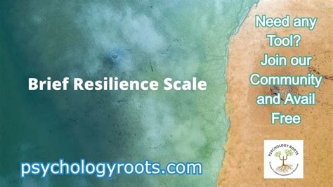 Brief Resilience Scale Psychology Roots
