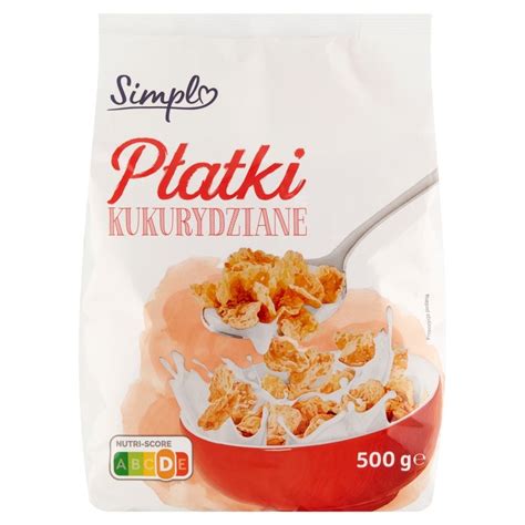 Simpl Płatki kukurydziane 500 g Zakupy online z dostawą do domu