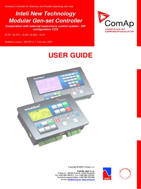 user guide inteli new technology modular gen set controller pdf programmable logic