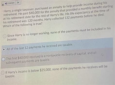 Solved Listen Harry A Single Taxpayer Purchased An Chegg