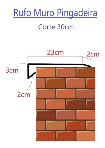 Rufo Muro Pingadeira Branco Corte Cm Mercadolivre