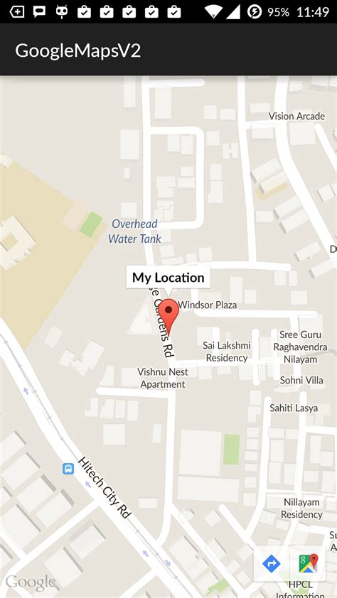 Ramsandroid Showing Current Location With Marker In Google Maps V2