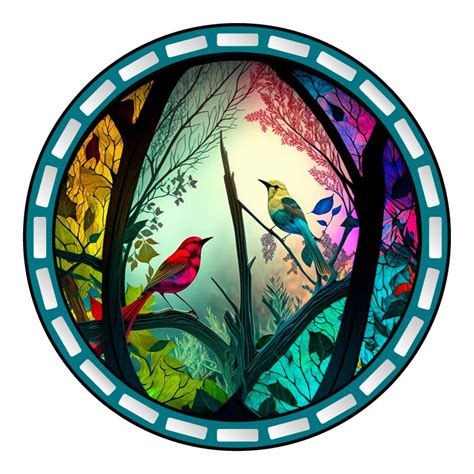 Stickers Muraux Et Vitrines Rond D Cor Nature F Rique