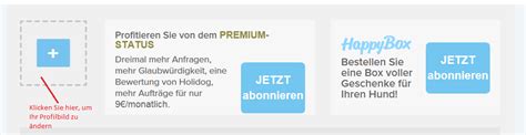 Wie ändere ich mein Profilbild Holidog