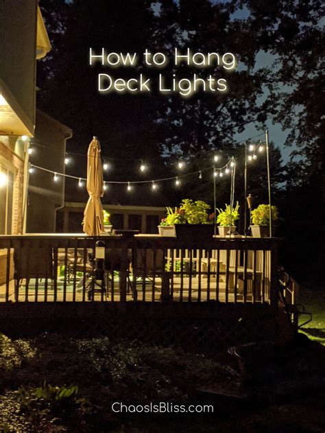 How To String Patio Lights On A Deck Homeminimalisite