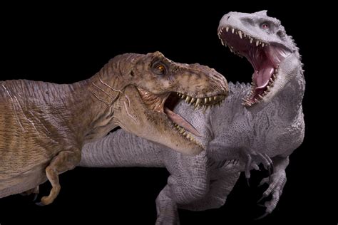 Jurassic World 2 Rexy In The Last Battle Scene In Jurassic World After Rexy And Blue Teamed Up