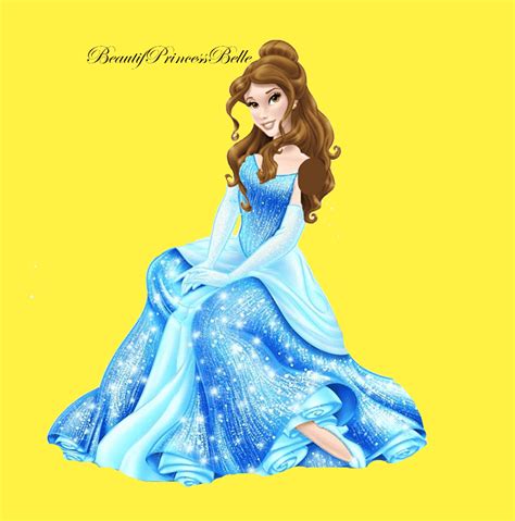 Cenicienta Belle Rapunzel Pocahontas Princesa De Disney Belle Azul