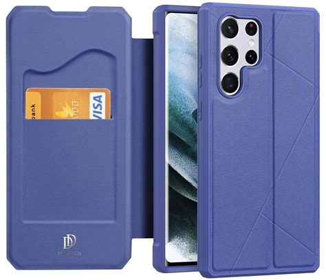 Dux Ducis Skin X Series Bookcover Galaxy S22 Ultra Blau Ab 9 99