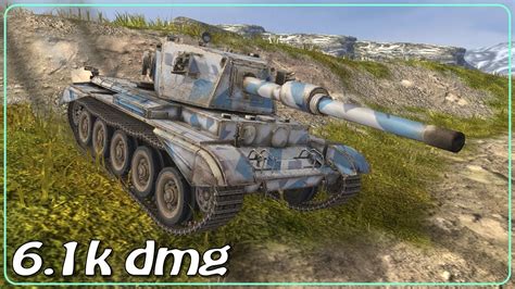 Charioteer 5 Frags 6 1k Dmg WoT Blitz YouTube