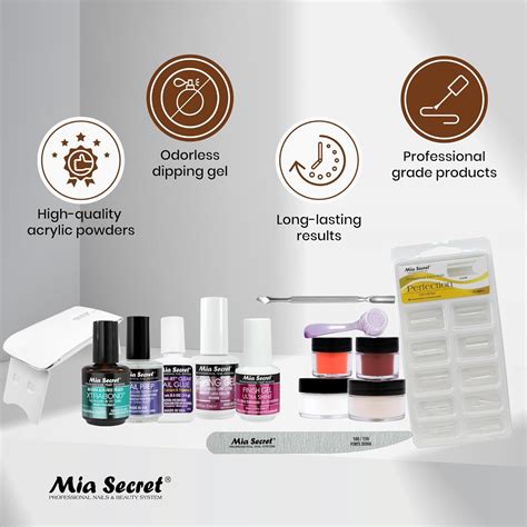 Mia Secret Kit De Piezas De Polvo De Inmersi N Para U As Kit De