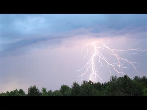 Burzowy wieczór nad Kunowem 20 05 2024r godz 19 30 21 00 YouTube