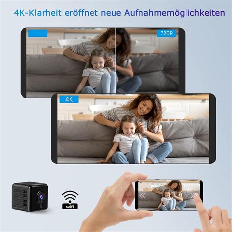 K Mini Berwachungskamera Innen Wlan Live Bertragung Handy App Karton