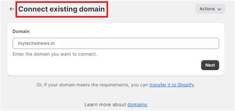 How Do I Connect My Domain To Shopify Magecomp