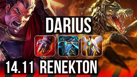 DARIUS Vs RENEKTON TOP 14 3 10 1100 Games 36k DMG Dominating