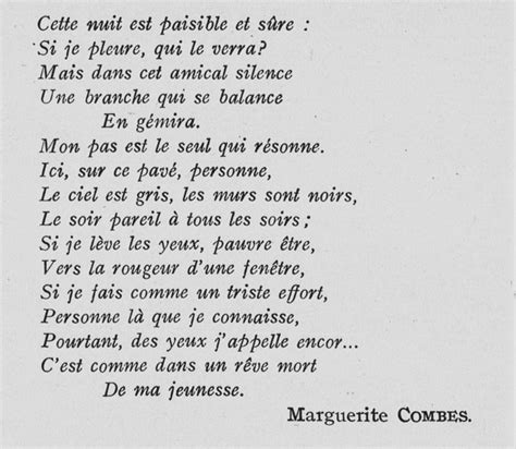 Poeme Du 18eme Siecle