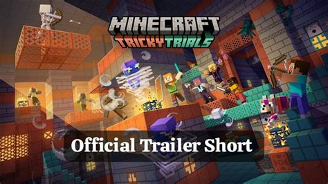 Minecraft Official Tricky Trials Update Trailer YouTube