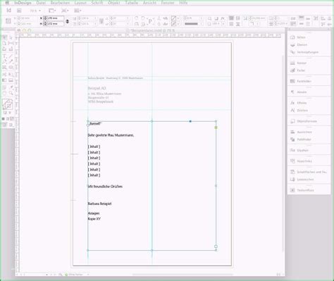 Beste In 6 Steps Einen Briefbogen Im Indesign Erstellen Kostenlos