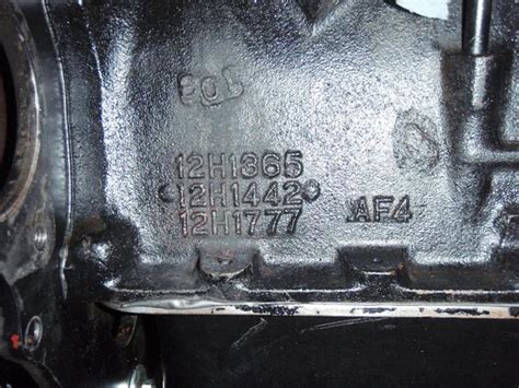 A Guide To Ford V8 Engine Block Casting Numbers 1952 1996 40 OFF
