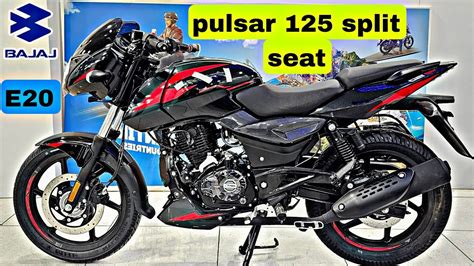 2024 Bajaj Pulsar 125 E20 Carbon Fibre Split Seat Features Price And