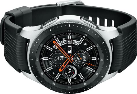 Best Buy Samsung Galaxy Watch Smartwatch 46mm Stainless Steel Silver