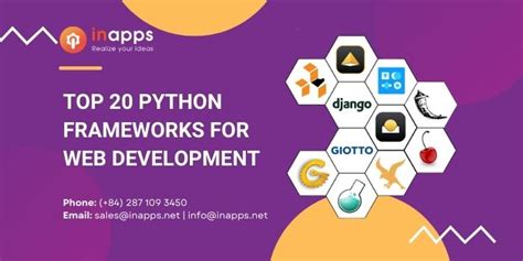 top 20 python frameworks for web development in 2022